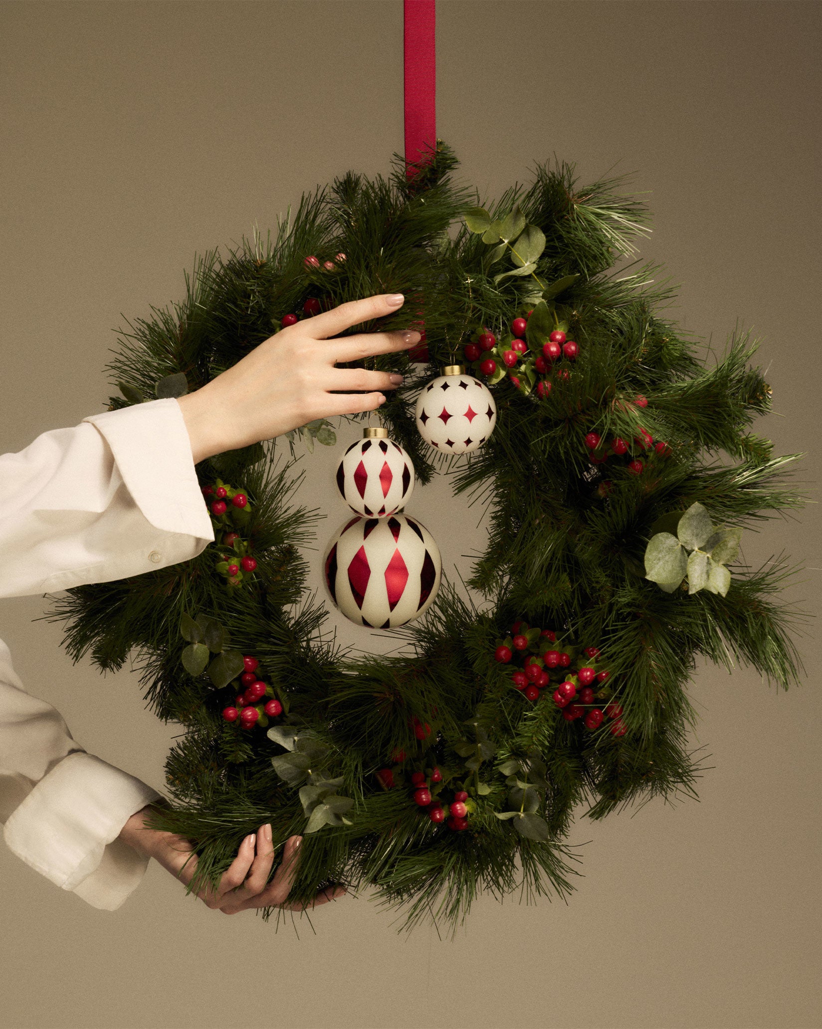 Delight: Set of 2 blown glass Christmas tree baubles | Alessi