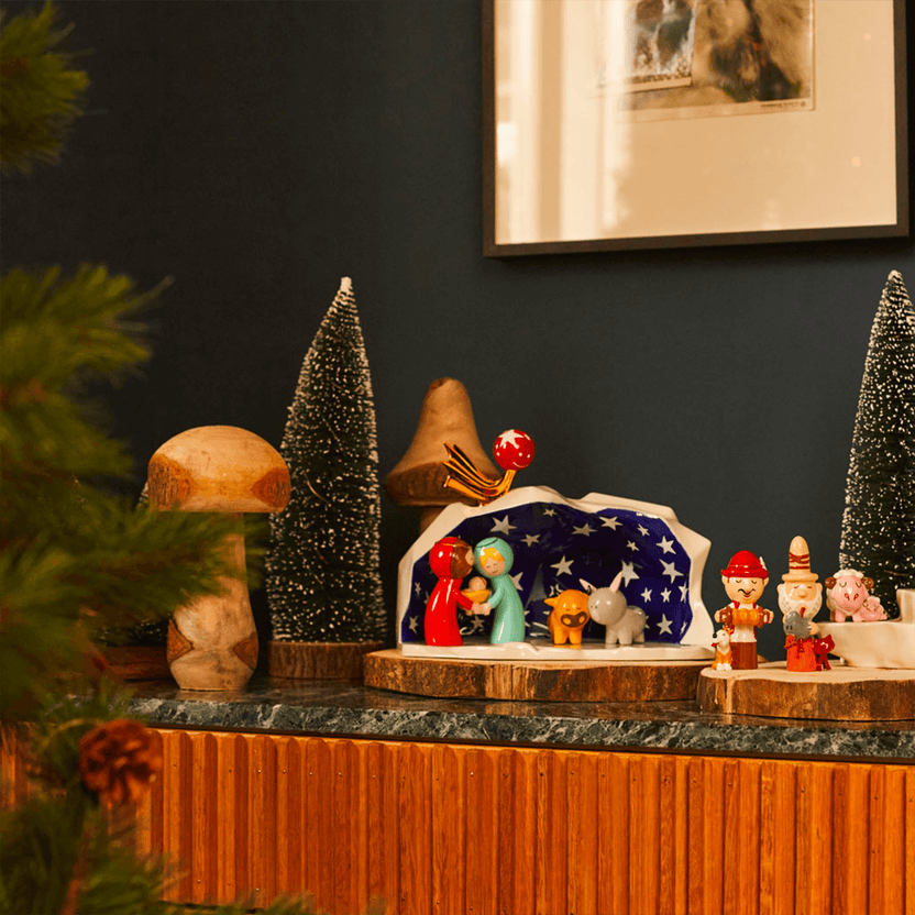 Nativity Christmas Scene: Happy Eternity Baby | Alessi